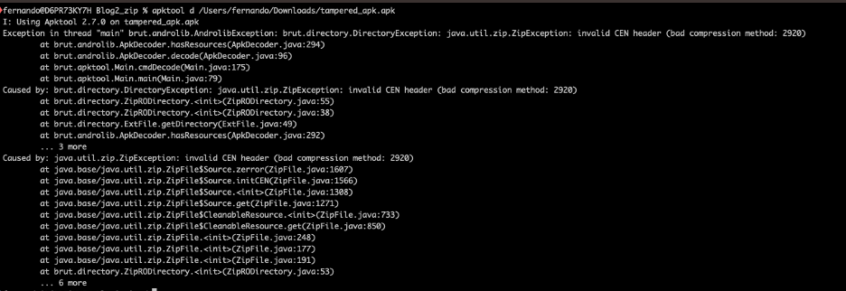 Unsupported Compression Methods Enable Android Malware to Bypass Detection